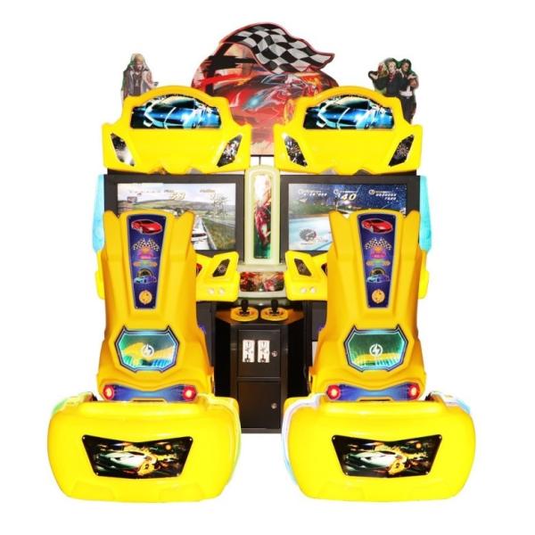 Quality Indoor 2 Players Racing Arcade Machine Video Car Simulator for Amusement for sale