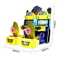 Quality ODM Car Racing Racing Arcade Machine Simulator Driving Game 110V for sale