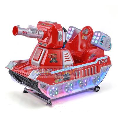 China Amusement Center Coin Operated Rocket Ride Kiddie Tank Game Machine ODM for sale