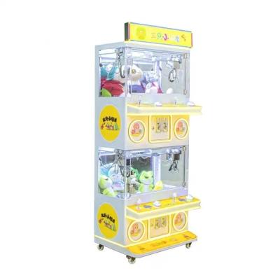 China Age 8 Years Mini Toy Vending Toy Claw Machine for 4 Players Design Super Crane Machine for sale