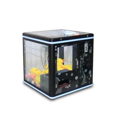 China Coin Operated Magic Cube Crane Games Mini Claw Machine with and 114KG Capacity for sale