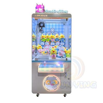 Китай Возраст 8 лет Плюш Кукла Крановная машина Прямая поставка 80 кг Монеты Управляемый Клю игровой центр продается