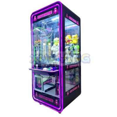 China Amusement Game Center Doll Claw Machine Bill Operation Crane Machine with Bill Acceptor for sale