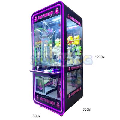 China Amusement Game Center Doll Claw Machine Bill Operation Crane Machine with Bill Acceptor for sale