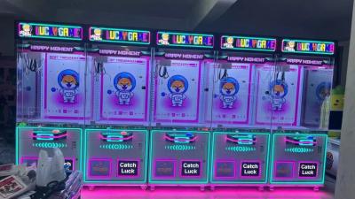 China 80*90*210cm Coin Operated Crazy Toy Crane Claw Vending Game Machine for 1 Player for sale