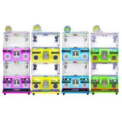 Cina 4 giocatori Coin Operated Toy Grabber Crane Machine all'interno di Custom Game Center 2 strati in vendita