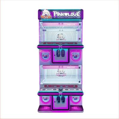 Cina 4 giocatori Coin Operated Toy Grabber Crane Machine all'interno di Custom Game Center 2 strati in vendita