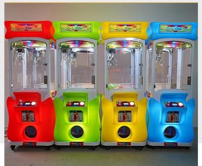 China Black Coin Operated Crane Plush Toy Doll Super Claw Machine Stuffed Toy Game Machine for Amusement Game Center for sale