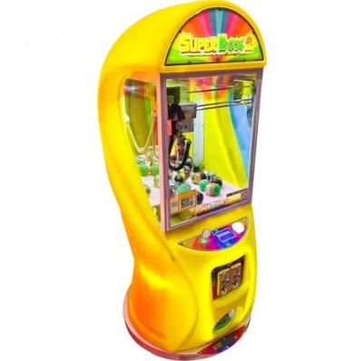 Cina W45*D55*H134cm Black Coin Operated Super Box Mini Crane Claw Machine per i centri commerciali in vendita