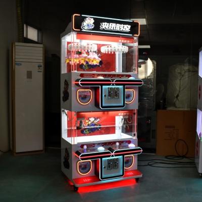 China Amusement Game Center Crane Machine Gift Arcade Claw Machine 4 Person Double Clip Toy for sale