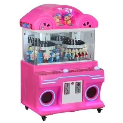 China Individuell angepasste 110V/220V Münzbetriebene Mini Klauenmaschine 2 Spieler Lucky Planet Clip Preismaschine zu verkaufen