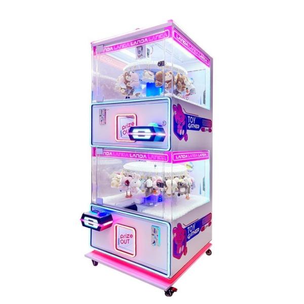 Quality Interactive Mini Crane Squishy Toy Claw Machine For Children's Playtime for sale