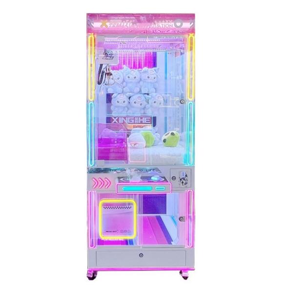 Quality 528W Coin Operated Toy Claw Machine Customized Doll Catcher Arcade Game for sale
