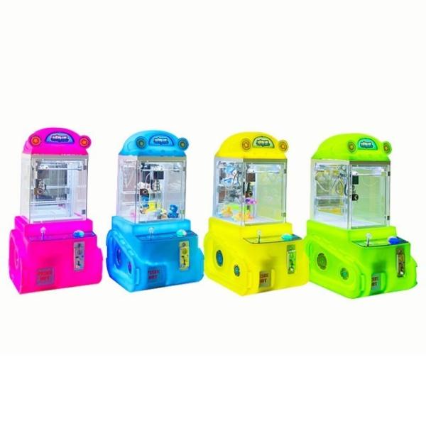 Quality Small Dolls Vending Mini Toy Claw Machine 30KG Metal Acrylic Coin Operated for sale