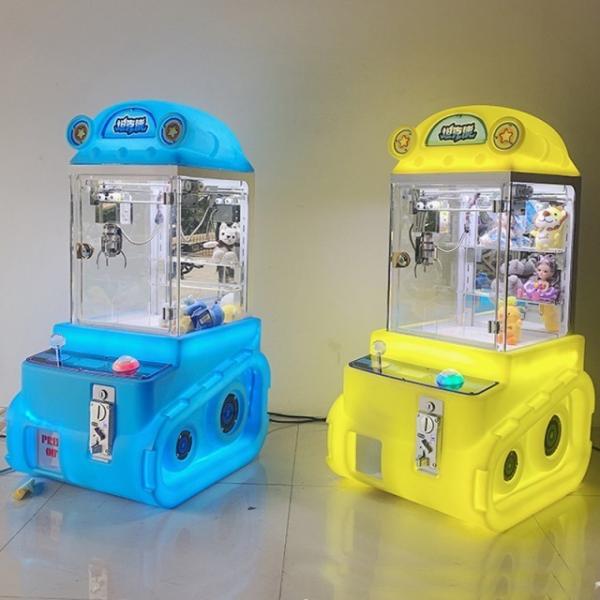 Quality Small Dolls Vending Mini Toy Claw Machine 30KG Metal Acrylic Coin Operated for sale