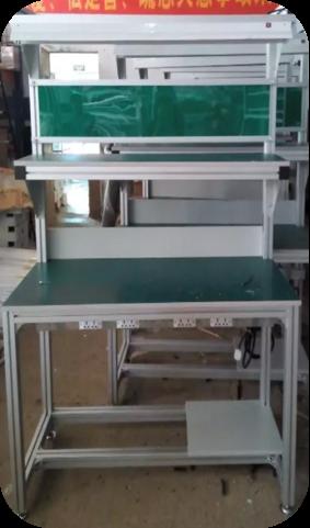 Lean pipe workbench/Assembly line