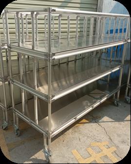 Trolley/Lean pipe workbench/Assembly line