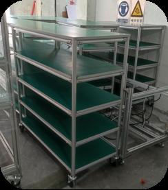 Trolley/Lean pipe workbench/Assembly line