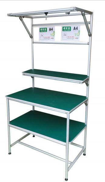 Quality Anti Static Leather Industrial Manufacturing Assembly Workstations Systems Wire Rod Table for sale