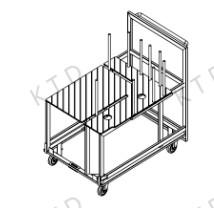 Cina Segno laser carrello automatico di carico industriale carrello di scarica in vendita