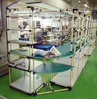 Quality Flexible L Shaped Lean Pipe Production Line For Electronic Equipment Manufacturi for sale