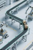 Quality pace-Saving Curved Belt Conveyor Line for Seamless Product Flow in Assembly for sale
