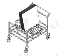 중국 트롤리-PIN 워크스테이션 차량에 올라 판매용