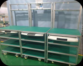 Cina Banco da lavoro con tubi flessibili/Linea di assemblaggio in vendita