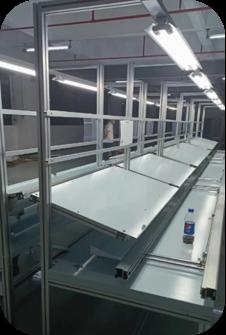 China Semi-automatic Insertion Line for Small-to-Medium Batch Production Automated Production Lines for sale