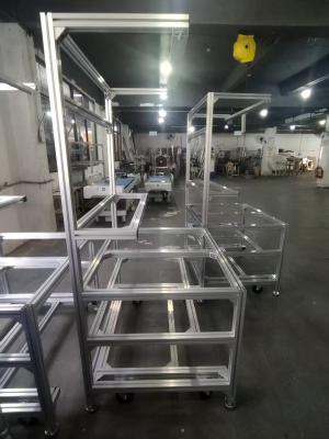 Chine Cadre de banc de travail industriel à profils en aluminium de qualité industrielle, taille personnalisable à vendre