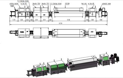 China SMT Intelligent dual-machine surface mount technology (Integrated printing, SPI, dual surface mount technology, reflow soldering, AOI) Soldering inspection production line for sale