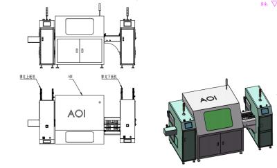 China PCB Intelligent AOI inspection production Line (Integrated pin holder upper and lower boards, high-precision visual inspection) for sale