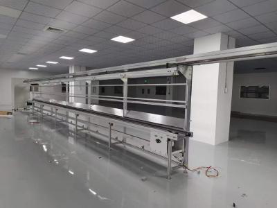 China Heavy Duty Aluminum Profile Belt Conveyor Assembly Line with Cleanroom Compatibility, Precision Conveying, and Modular Design for sale