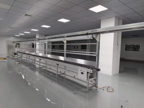 Quality Heavy Duty Aluminum Profile Belt Conveyor Assembly Line with Cleanroom Compatibility, Precision Conveying, and Modular Design for sale