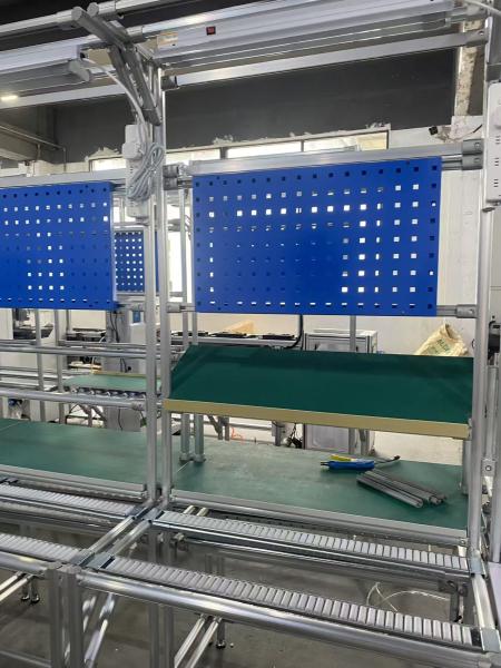 Quality Assembly Line Belt Conveyor used in logistics warehousing and package sorting to optimize material flow and reduce manual labor for sale