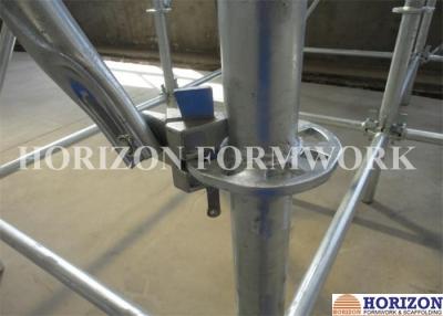 China Ringlock Scaffolding System 48.3mm Tube High Stability Wedge Lock Scaffolding for sale