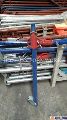 China Turnable Handle Adjustable Steel Props Tubular Tilted Panel Stabilizing Formwork for sale