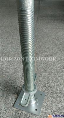 China Universal Scaffold Screw Jack with Dismountable Base Plate and U-Head 38mm x 600mm for sale