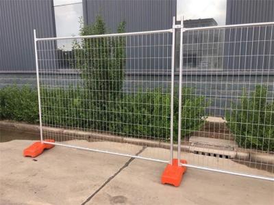 China Galvanized Portable Temporary Mesh Fencing Panels 2.5m x 1.8m Construction Site for sale
