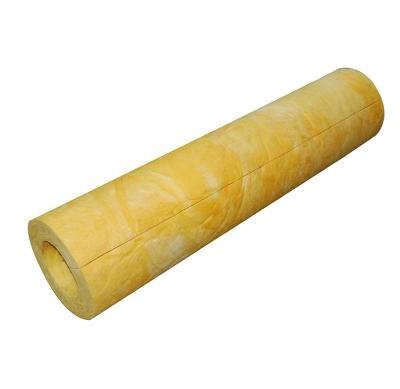 China Tank Yellow Fiber Glass Wool Pipe Heat Insulation for sale