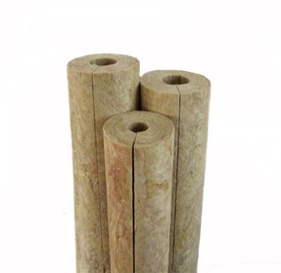 China Rock Wool Construction Fireproof Insulation Rock Wool Pipe for sale