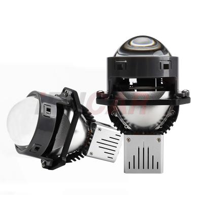 China IPHCAR Car Projector 3.0 inch Bi LED Headlight Universal H7 HB3 H4 Automotive Motorcycle Light modified Bi LED Projector for sale