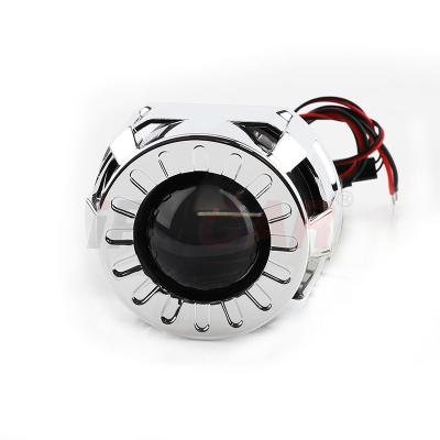 China iPHCAR OEM Best Selling WST 1.8inch Bi LED Projector Lens with Shrouds 6000K Hi/Lo Beam Universal Projector Headlamp for sale
