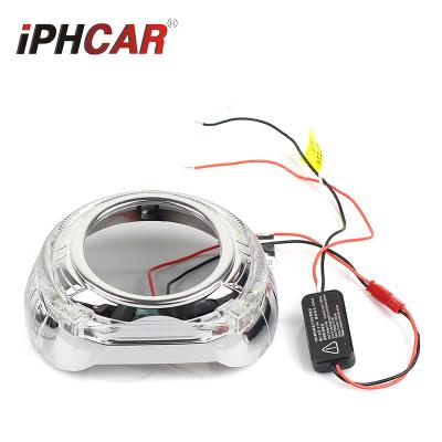 China G103 S-max LED Angel Eyes DRL Shrouds White / Blue / Red Crystal LED Halo rings Mask for retrofit headlamp for sale
