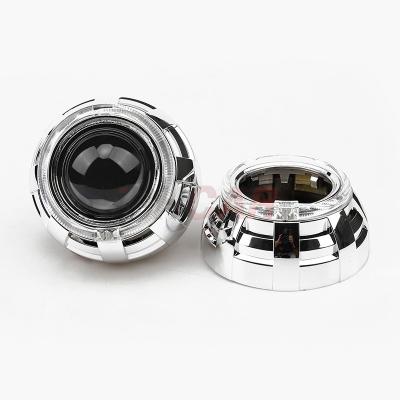 China Retrofit Automotive Parts Angel Eyes Cover Led Projector Lens Shrouds Cover 3 Inch For Land Rover for sale
