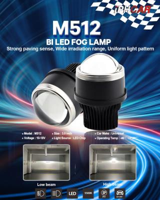China OEM 3000K 6000K under body light 3 inch led fog lamp projector lens fog light for sale