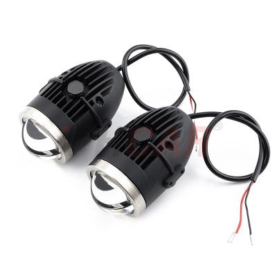 China IPHCAR Mini projector Fog Lights 2.0 inch M516 Bi LED Fog Lamp LED Laser Driving Lights for Bike Motorcycle Retrofit DIY for sale