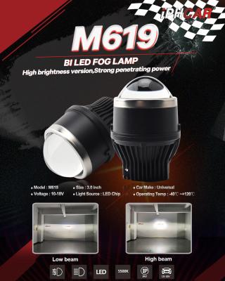 China Car Front Light iPHCAR M619 55W 65W 5500K High and Low Beam Fog Projector Lamp Universal for Headlight for sale