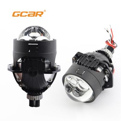 China CAR WST 2.5A-S 2.5inch 55W Double Reflector Double Laser LED Projector Lens Universal for Motorcycle for sale