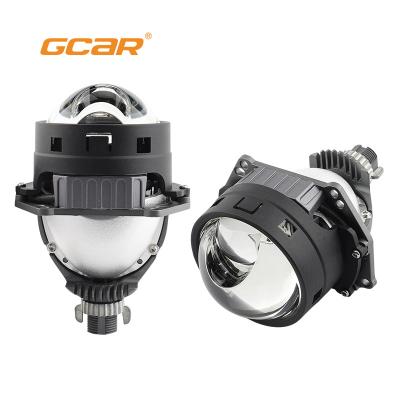 China GCAR WST 3.0B-Y Single Crystal Eyes 3inch Projector Headlight 45W Bi LED Projector Lenses For Motorcycle for sale
